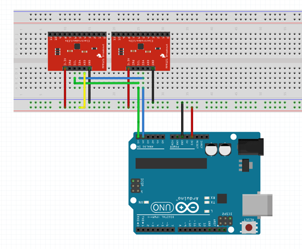 Two MPR121 capacity touch sensors - Sensors - Arduino Forum
