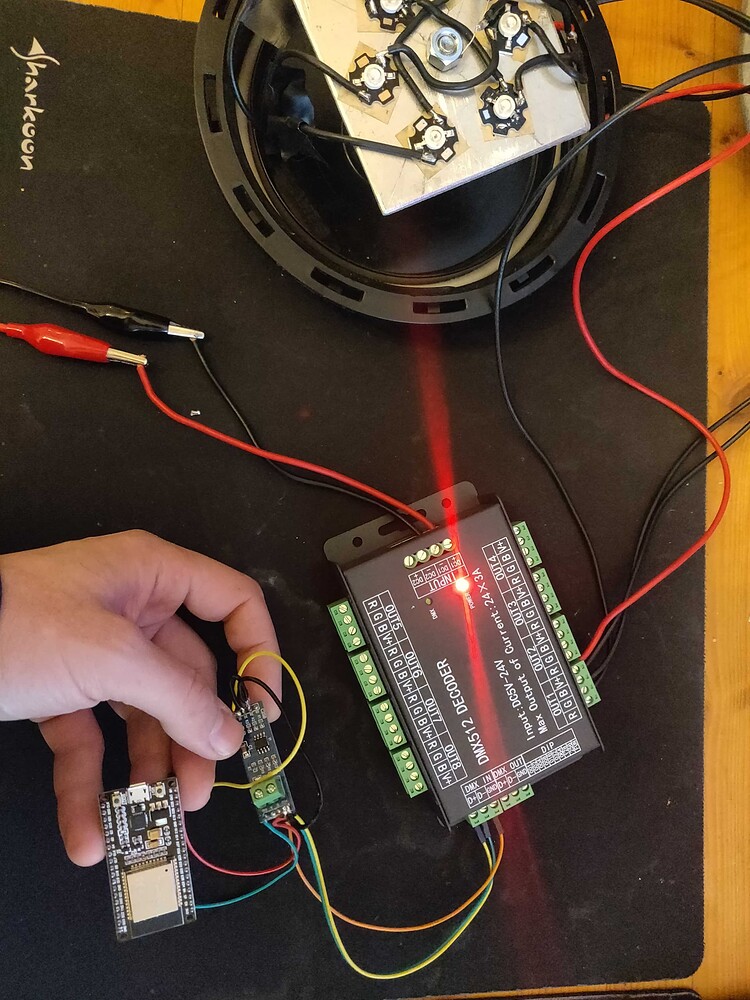 HELP DMX Signal via ESP32 Wifi and Artnet - General Guidance - Arduino ...