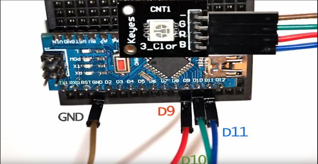Allumer une led RGB - Français - Arduino Forum