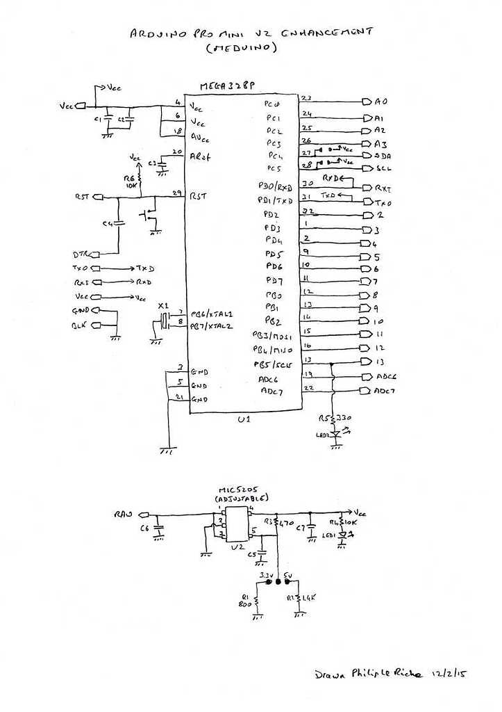 Pro Mini v2 Enhanced schematic, clock speed - IDE 1.x - Arduino Forum
