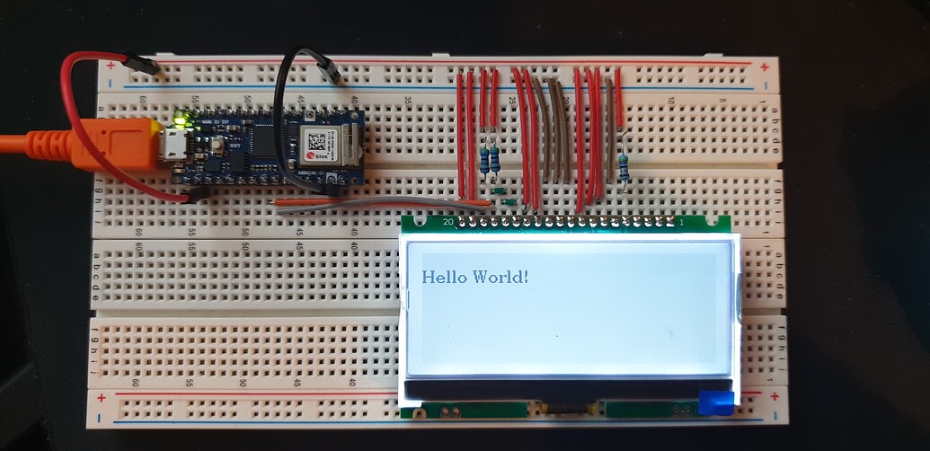 Big Size 20P COG ST75256 Displays Interfaced with Arduino - Displays - Arduino Forum