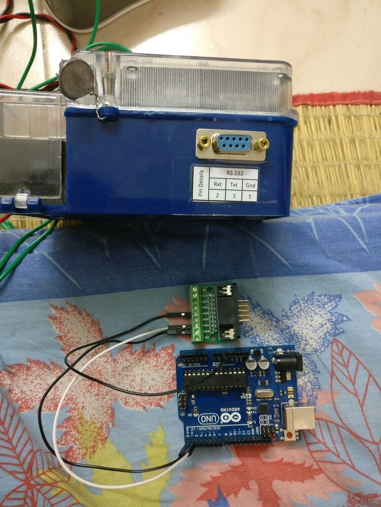Modbus Electric Meter -through RS232 with arduino uno code ...