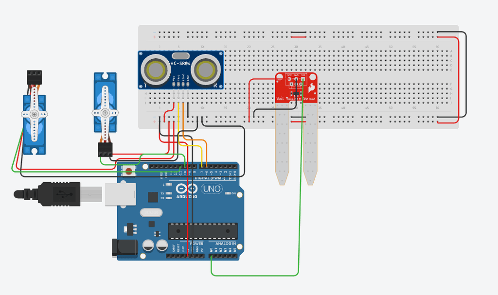 Servos twitches when one sensor meets its condition but the other ...