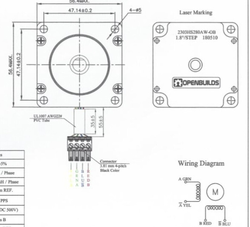 Help with controlling Nema23 stepper motor - Motors, Mechanics, Power ...