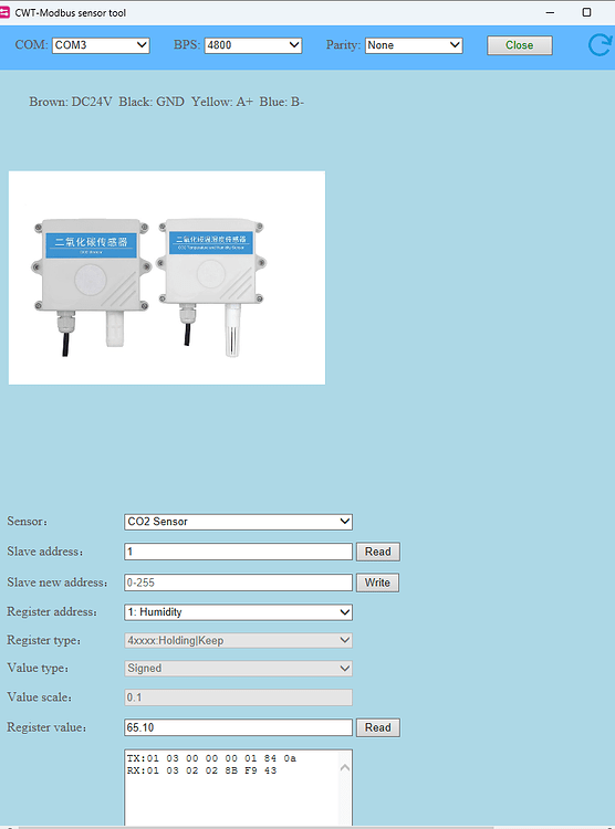 Arduino and Sensor (Humidity, CO2 and Temp) of RS485 - Networking, Protocols, and Devices ...