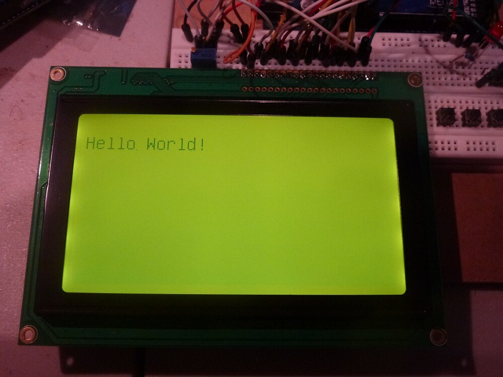 Hookup Guide: 240x128 Graphic LCD Module Display T6963 ERM240128SYG-2 - Displays - Arduino Forum