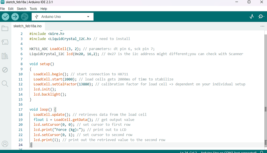 Load Cell Display Highest Value Programming Arduino Forum