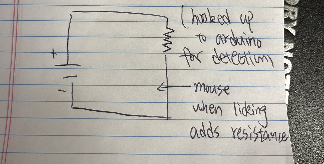Resistance detection for lickometer - General Guidance - Arduino Forum