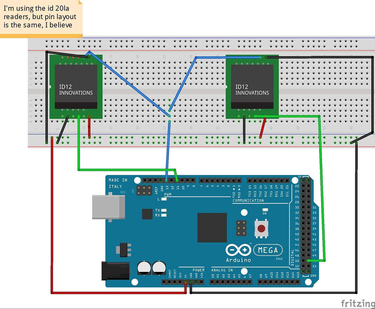 reading from multiple RFID readers from using one Arduino - General ...