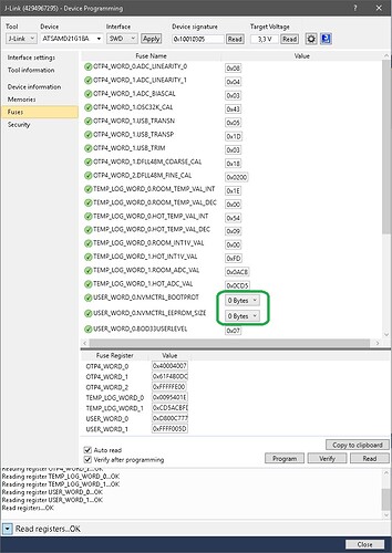 How to upload arduino bootloader to a custom samd21 usig Jlink mini - Page 3 - General Guidance ...