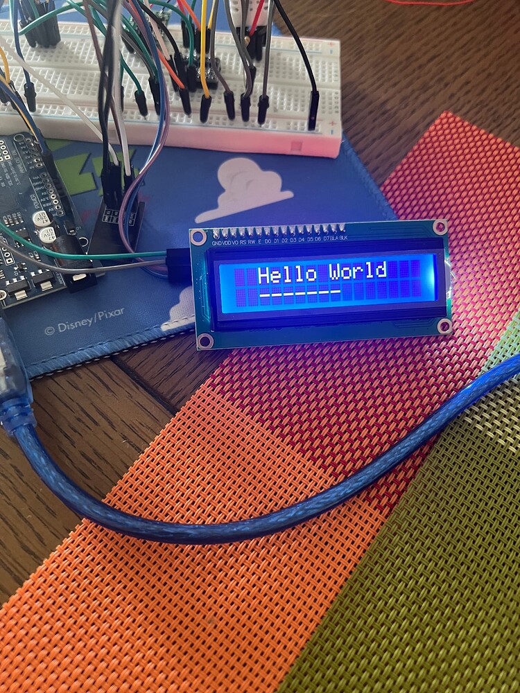 LCD light up but did not print out anything - Displays - Arduino Forum