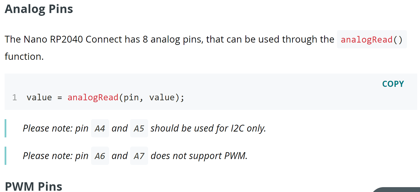 Nano RP2040 Analog pins not working at all (DigitalWrite/AnalogWrite) - Nano RP2040 Connect ...
