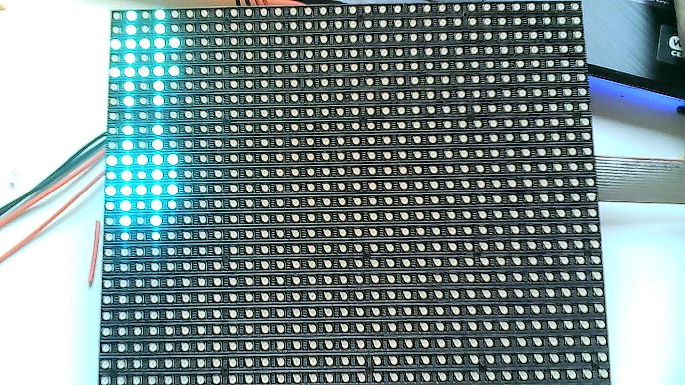 32x32 led rgb matrix pannel ghosting - Displays - Arduino Forum