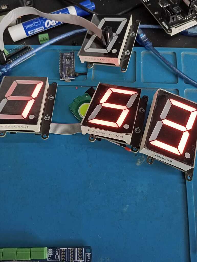 Sevent segments hc595 problem - Displays - Arduino Forum