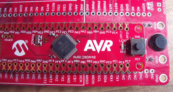 How to fit AVR128DA48 Curiosity Nano onto a Curiosity Nano Base Board? - General Electronics ...