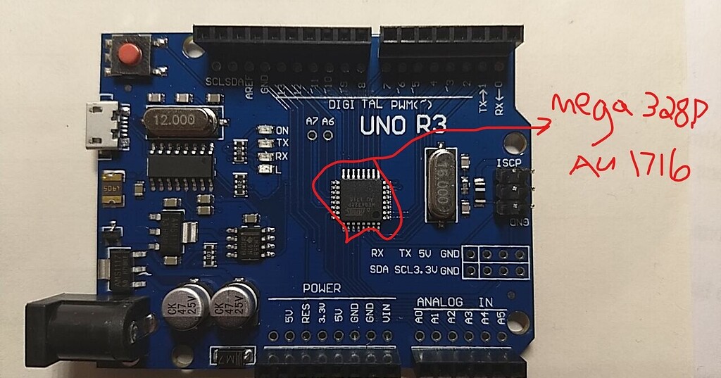 USB clone (UNO R3 - MEGA328P AU 1716) not registering on windows 10 ...