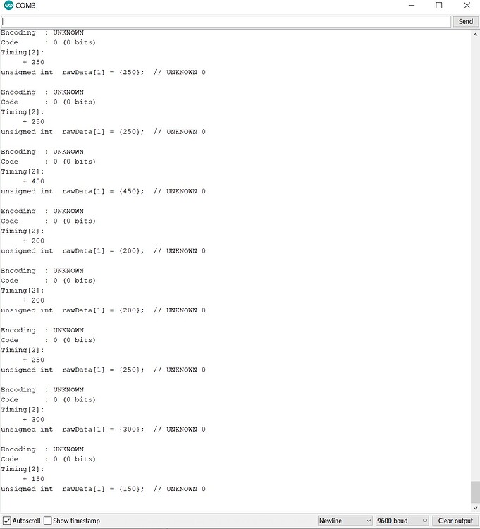Raw Data From AC Remote Control - Sensors - Arduino Forum