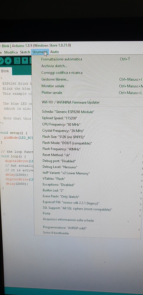 Problemi caricamento scheck {RISOLTO} - Software - Arduino Forum