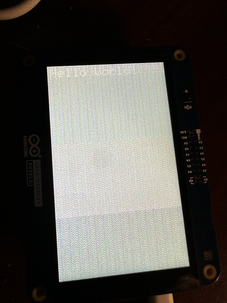 Two Errors with Giga Display Shield - GIGA Display Shield - Arduino Forum