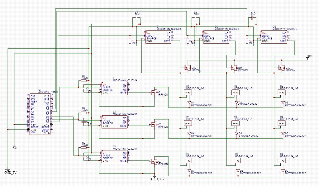 Commande matrice led via mosfet - Français - Arduino Forum