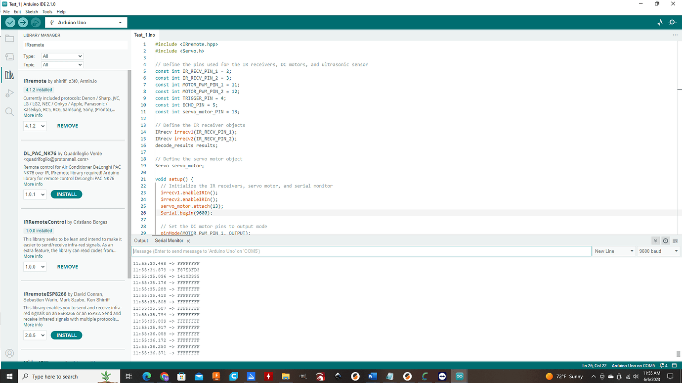 Coding Help! Project with IR, Servo, DC motors and ultrasonic - Programming - Arduino Forum