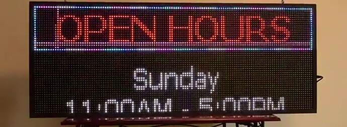 P10 HUB12 2 Text static and marquee - Programming - Arduino Forum