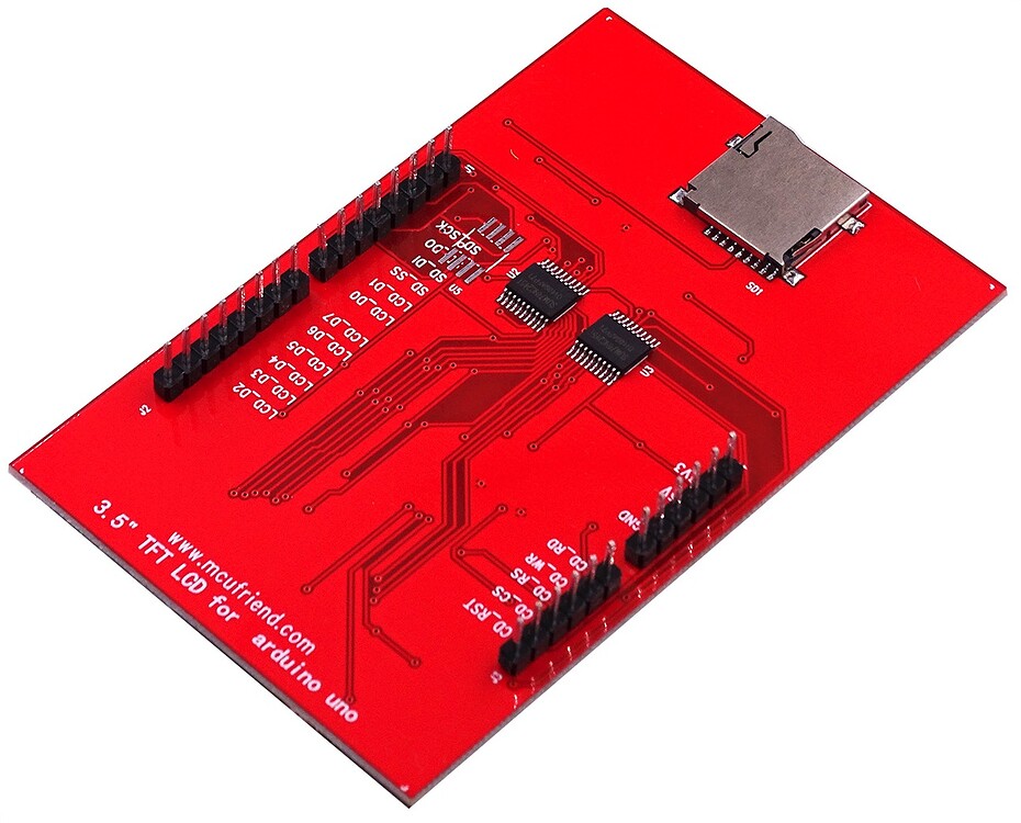 ILI9481 16bit paralell 3.5"TFT touch display + Arduino "UNO+Wifi" or Wemos R3 - Displays ...