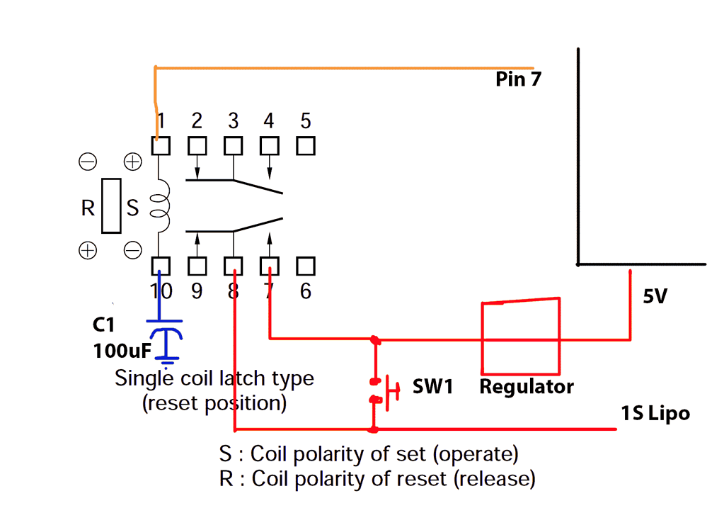 Reset A Single Coil Latching Relay On Power Up How General Electronics Arduino Forum