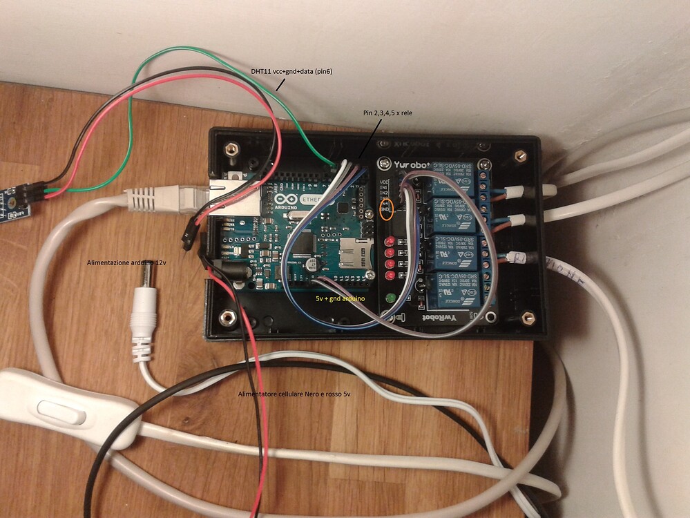 arduino alimentazione board rele' - Hardware - Arduino Forum