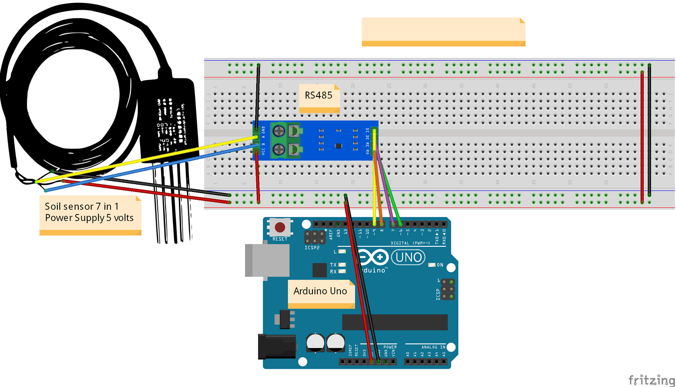 Soil sensor 7 in 1 print mixed values - Sensors - Arduino Forum