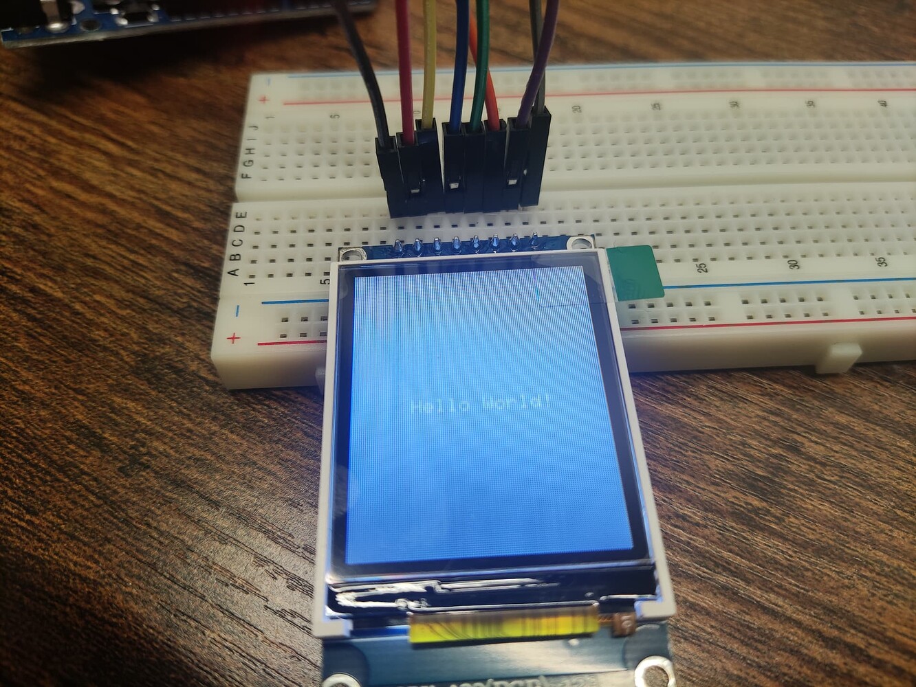 eBay ST7735 1.77" 160x128 LCD showing stripes - Displays - Arduino Forum