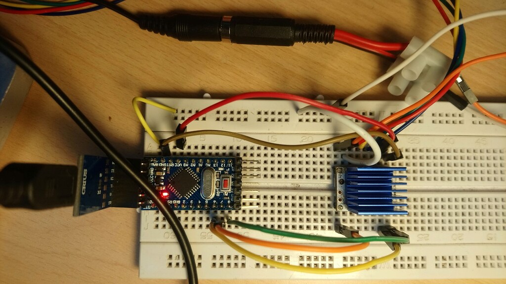 Can't get TMC2100 working on stepper motor, please help - General Guidance - Arduino Forum