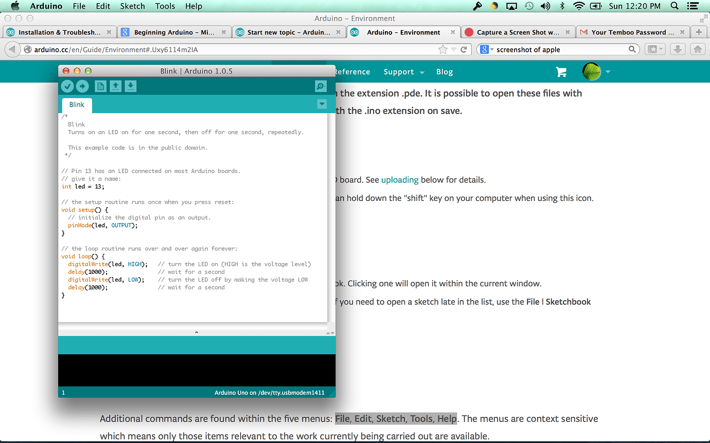Five Menus, File, Edit, Sketch, Tools, Help - I can't see them in the IDE; - IDE 1.x - Arduino Forum