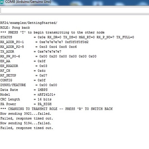 Problem with Nrf24l01 - General Guidance - Arduino Forum