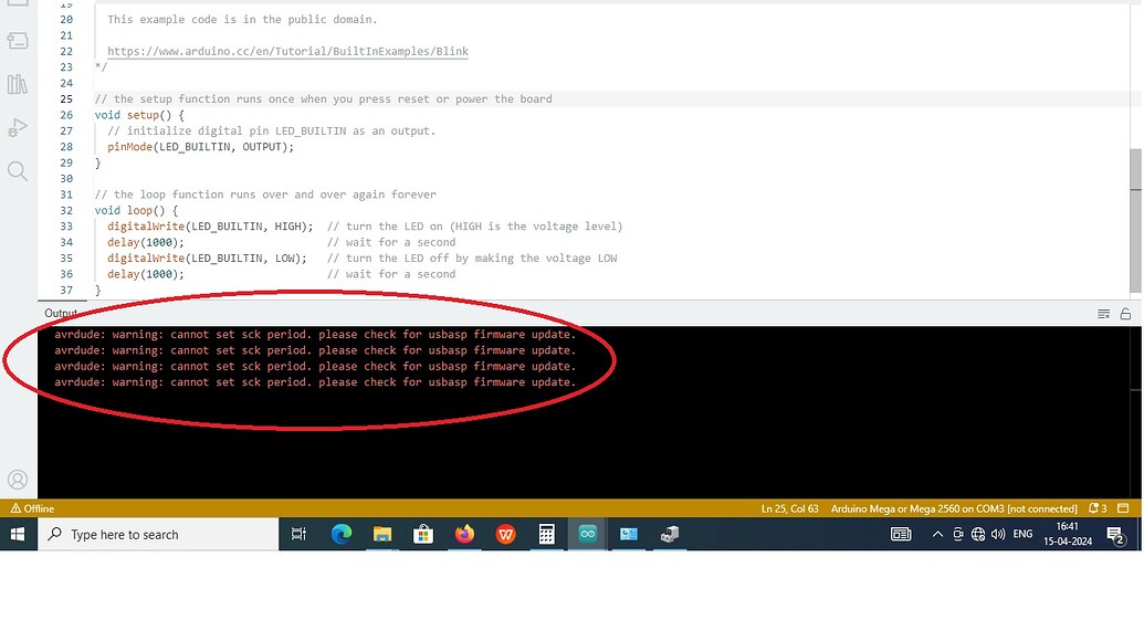 Burn bootloader on ATmega2560 using USBasp - 3rd Party Boards - Arduino Forum