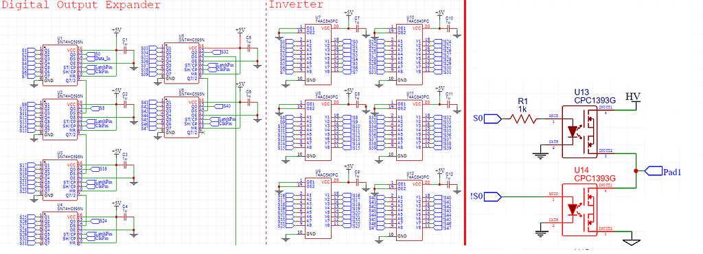 74HC595(shift register)+74AC540P(inverter) can not work.[Solved] - General Electronics - Arduino ...