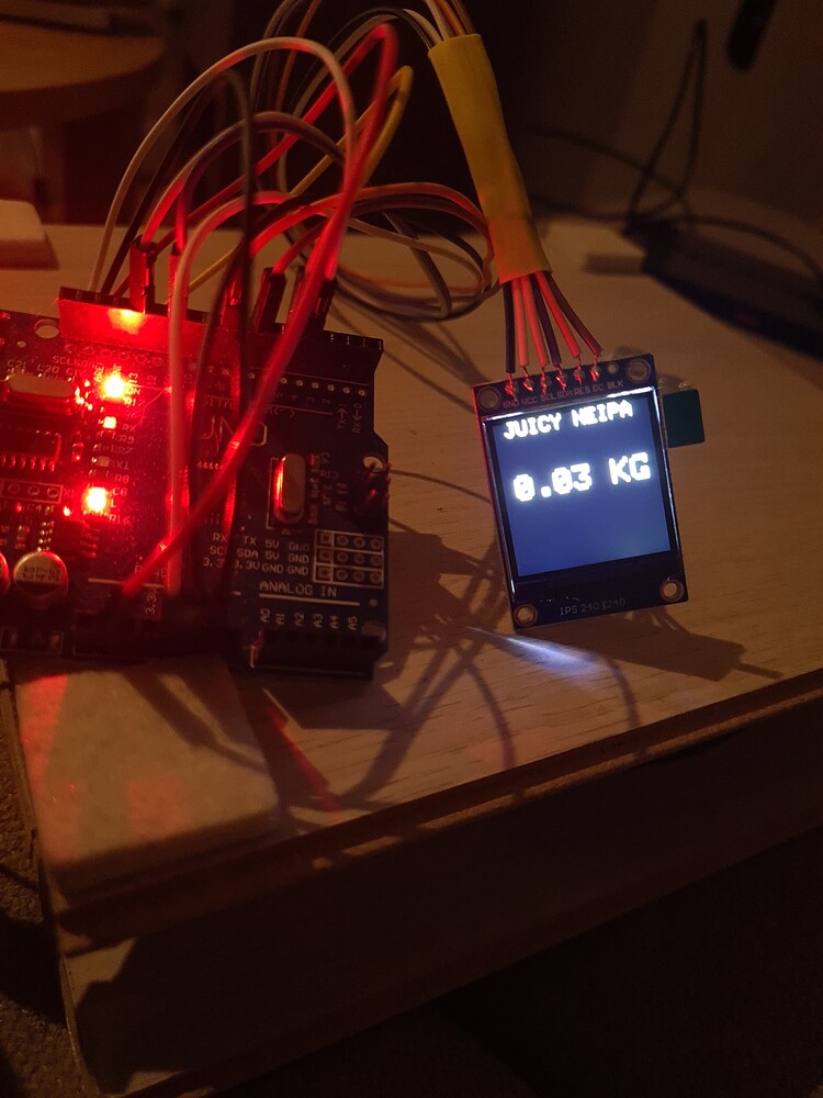 HX711, weight load cell and adafruit sd7789, need help displaying weight on LCD - General ...