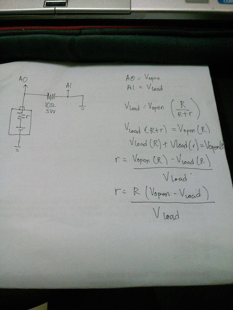 Internal Resistance Measurement - General Guidance - Arduino Forum