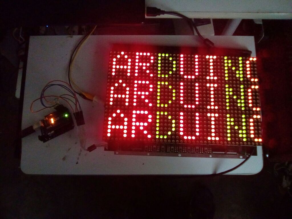 Modulo matriz de Led 24x40 - Hardware - Arduino Forum