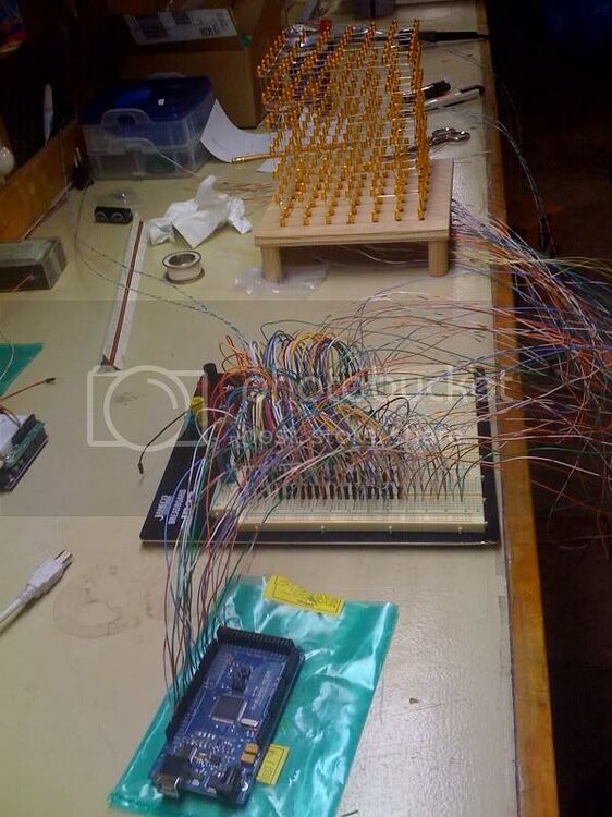 7x7x7 LED cube with arduino - Exhibition - Arduino Forum