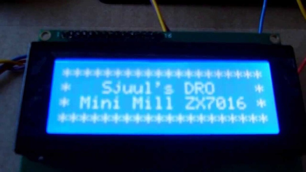 Arduino powered DRO for my Mini Mill - General Electronics - Arduino Forum