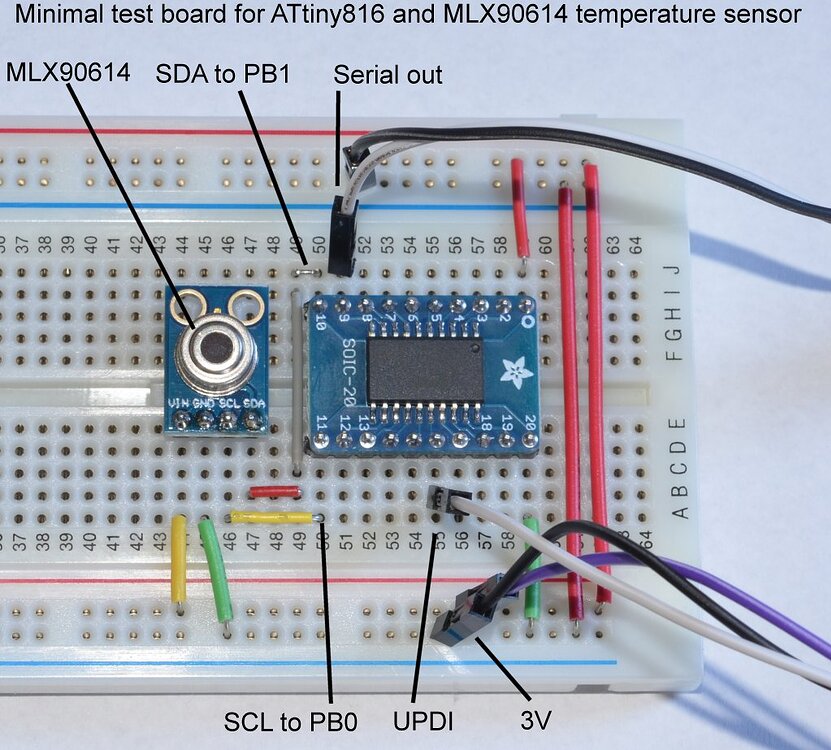 MLX90614 not reading on ATtiny816 - Sensors - Arduino Forum