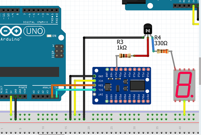 Need Help with Dim 7-Segment LED Displays Using PCF8575 - Displays - Arduino Forum