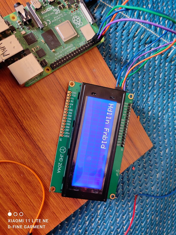 LCD with i2C connected to Raspberry pi 4 not working - General ...
