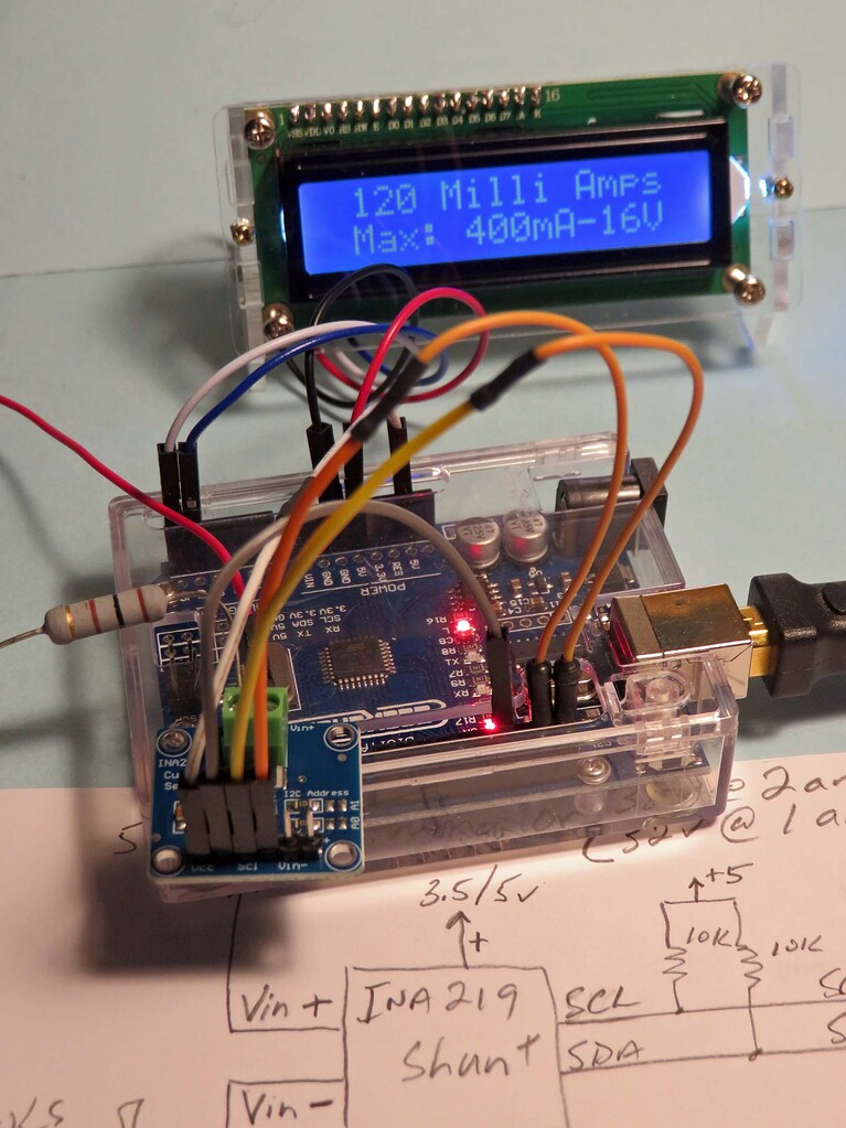 INA219 Shunt Module Erratic Readings PROBLEM SOLVED! - Programming - Arduino Forum