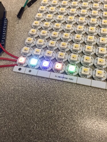 SK6812 (WS2812B) color issues. - LEDs and Multiplexing - Arduino Forum