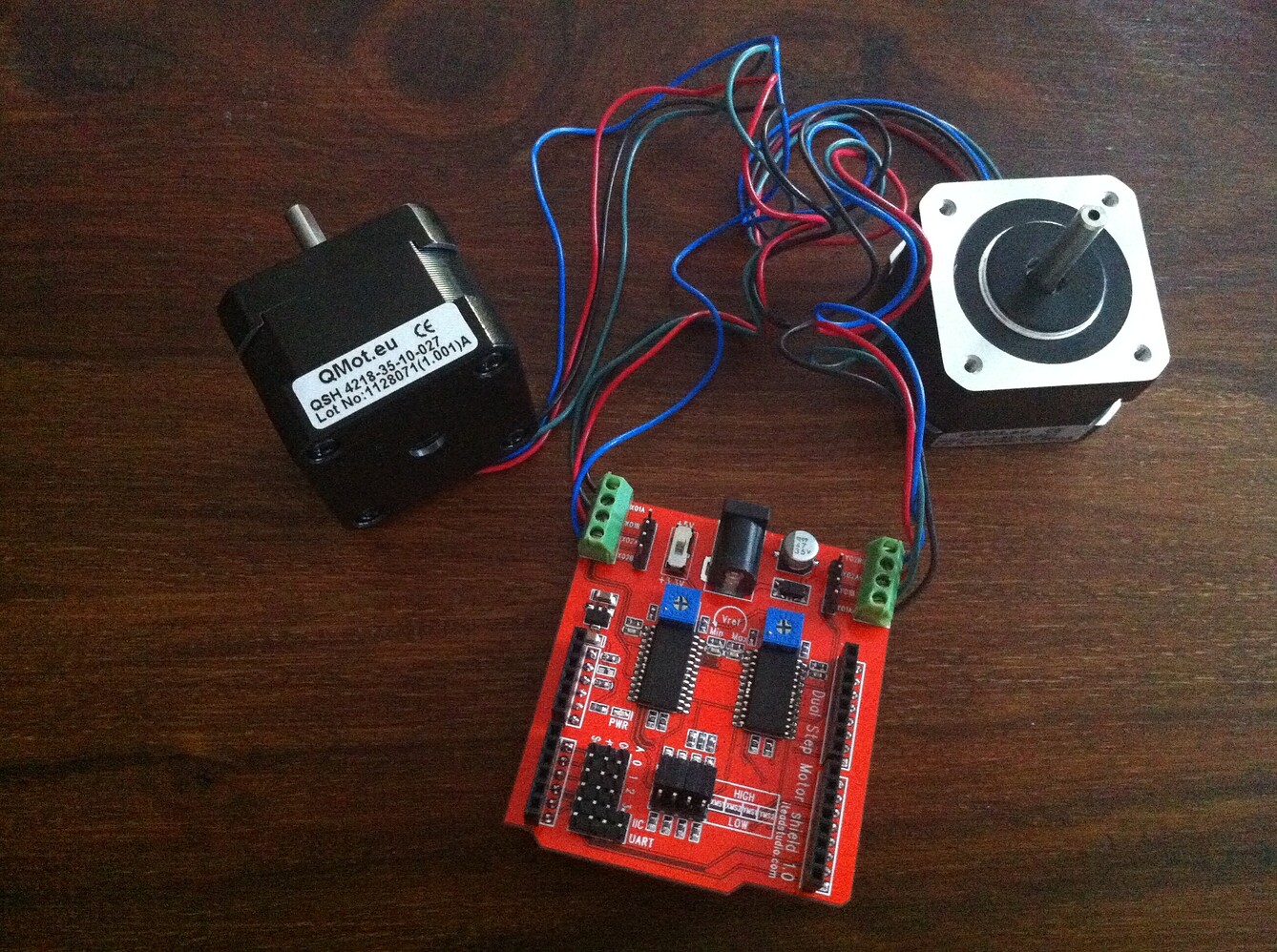 iTead Schrittmotor-Shield: Arduino wird heiß - Deutsch - Arduino Forum
