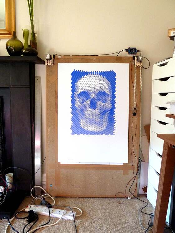 Robot drawing on wall - General Guidance - Arduino Forum