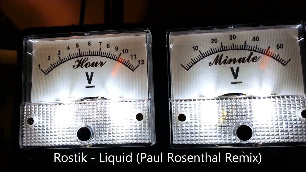 Analog VU meter and Clock - Showcase - Arduino Forum