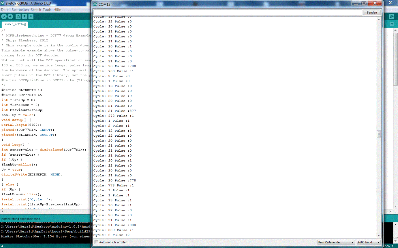 DCF77 Empfang - Signal detektiert, aber nicht gut genug - Deutsch ...